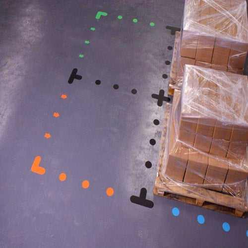 Standard Pallet Marker Dots | Pallet Marker Stickers